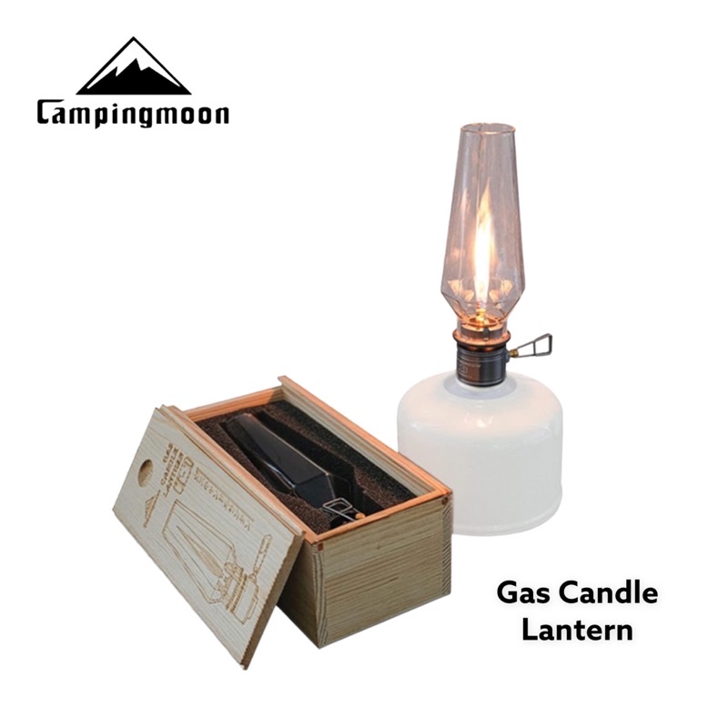 Campingmoon T-1 Gas Lantern With Wooden Case - Pahlawan Store