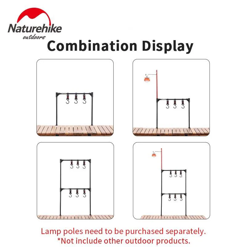 Naturehike Accessories 275g Tabletop Storage Rack Multiple Splicing ...